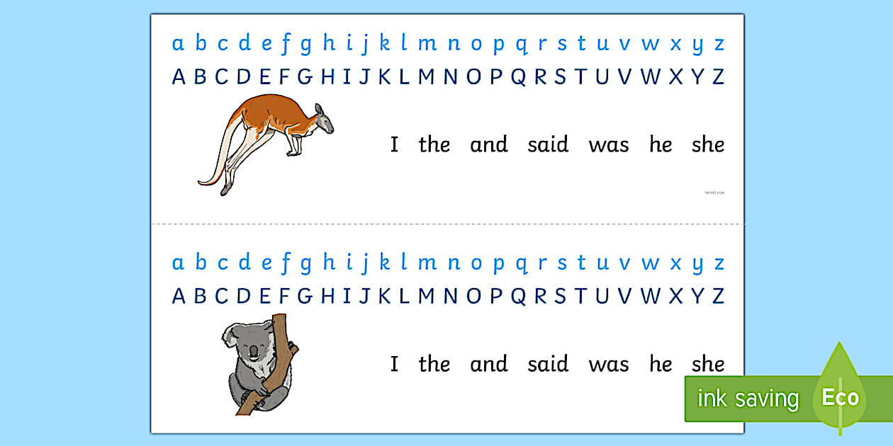 How to Write Letters Alphabet Strips - Twinkl