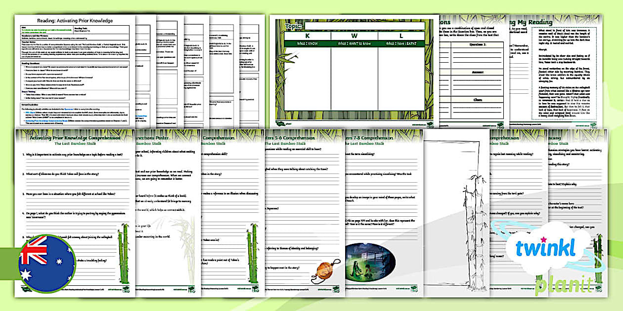 Year 6 The Last Bamboo Stalk: Reading Unit Pack