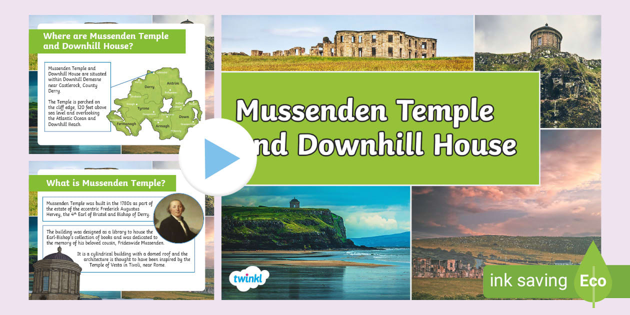 Mussenden Temple and Downhill House PowerPoint