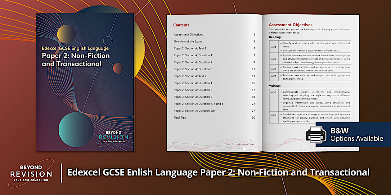 Edexcel English Language Paper 2 Revision Booklet | Beyond