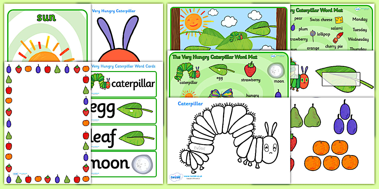 The Very Hungry Caterpillar Resources - Free Support Pack