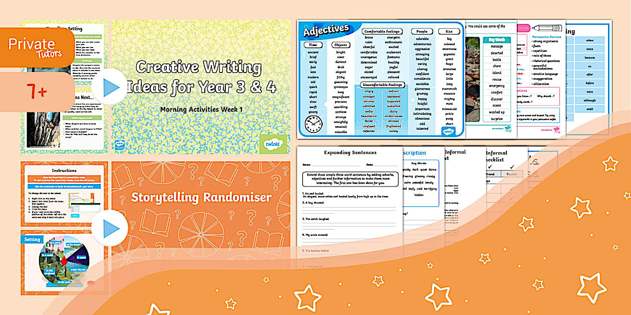 7+ Creative Writing Pack (teacher made) - Twinkl
