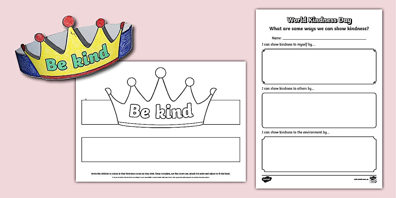World Kindness Day Crown Activity Pack (teacher made)
