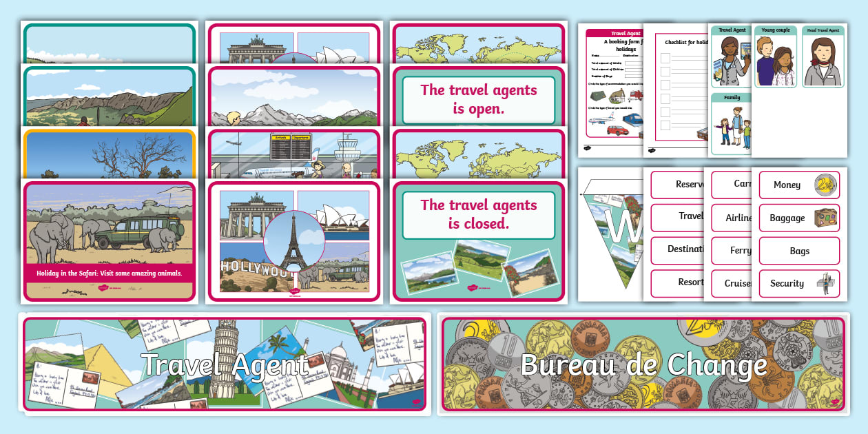 Aistear Travel Agents Pack (teacher made) - Twinkl