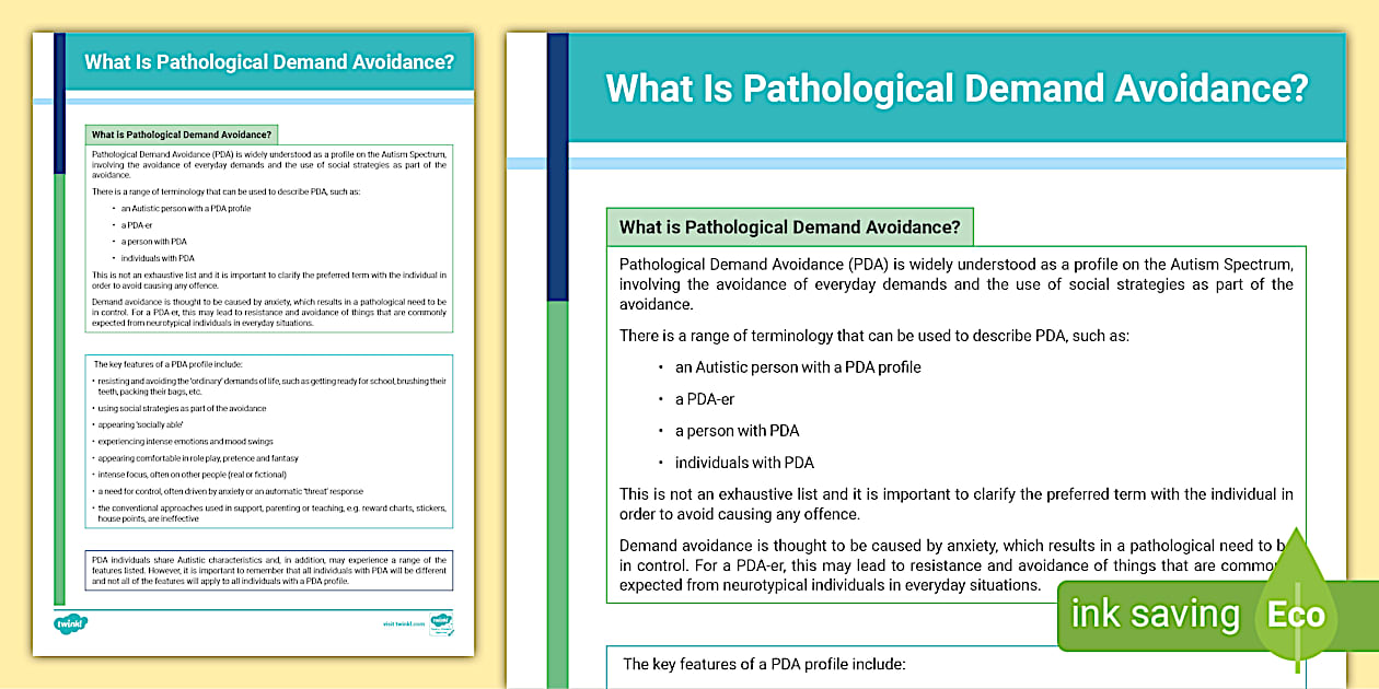 What Is Pathological Demand Avoidance? Adult Guidance
