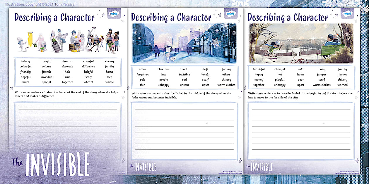 FREE! - ‘The Invisible’ by Tom Percival Activity | Twinkl Resources