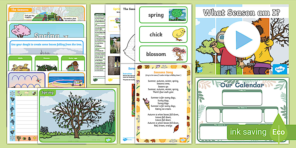 Seasons Resource Pack (teacher made) - Twinkl