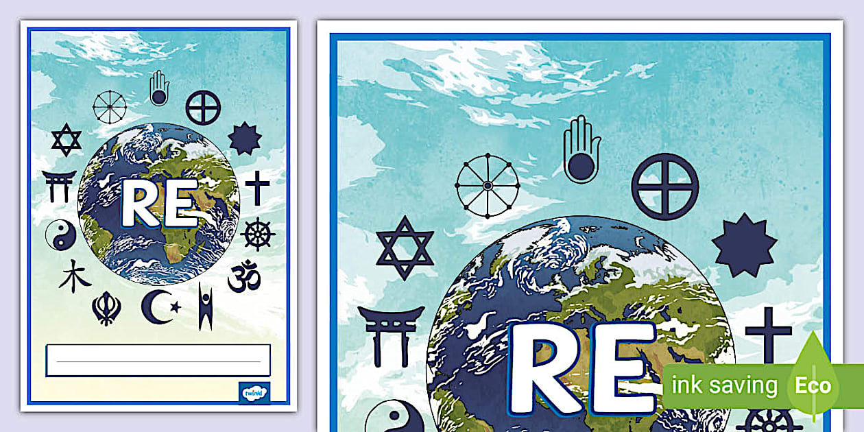 RE Book Cover,Religious Studies, Book Cover (Teacher-Made)