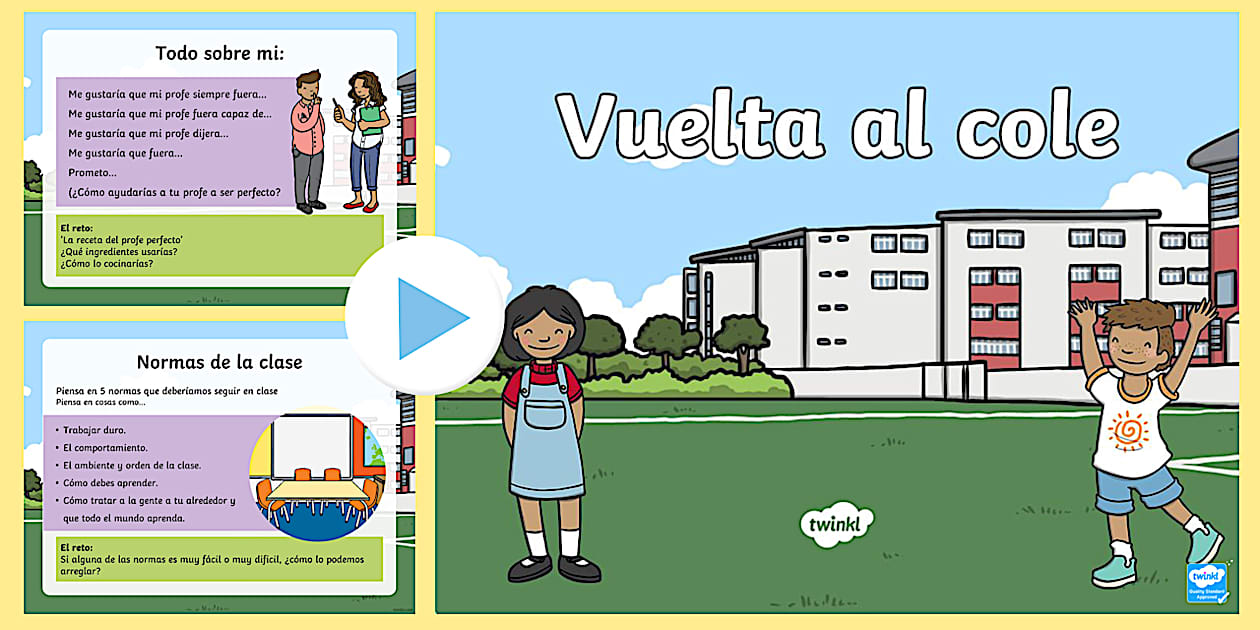 Presentación: Primer día de clase - Vuelta al cole