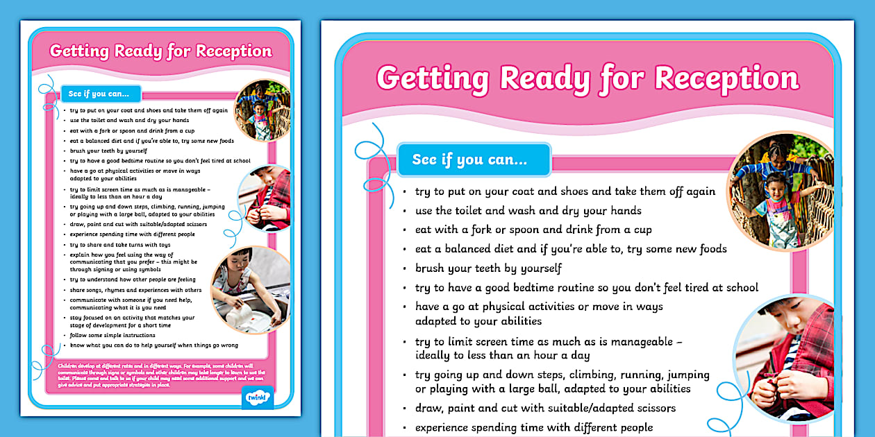 Starting Reception Display Poster | Twinkl (teacher made)