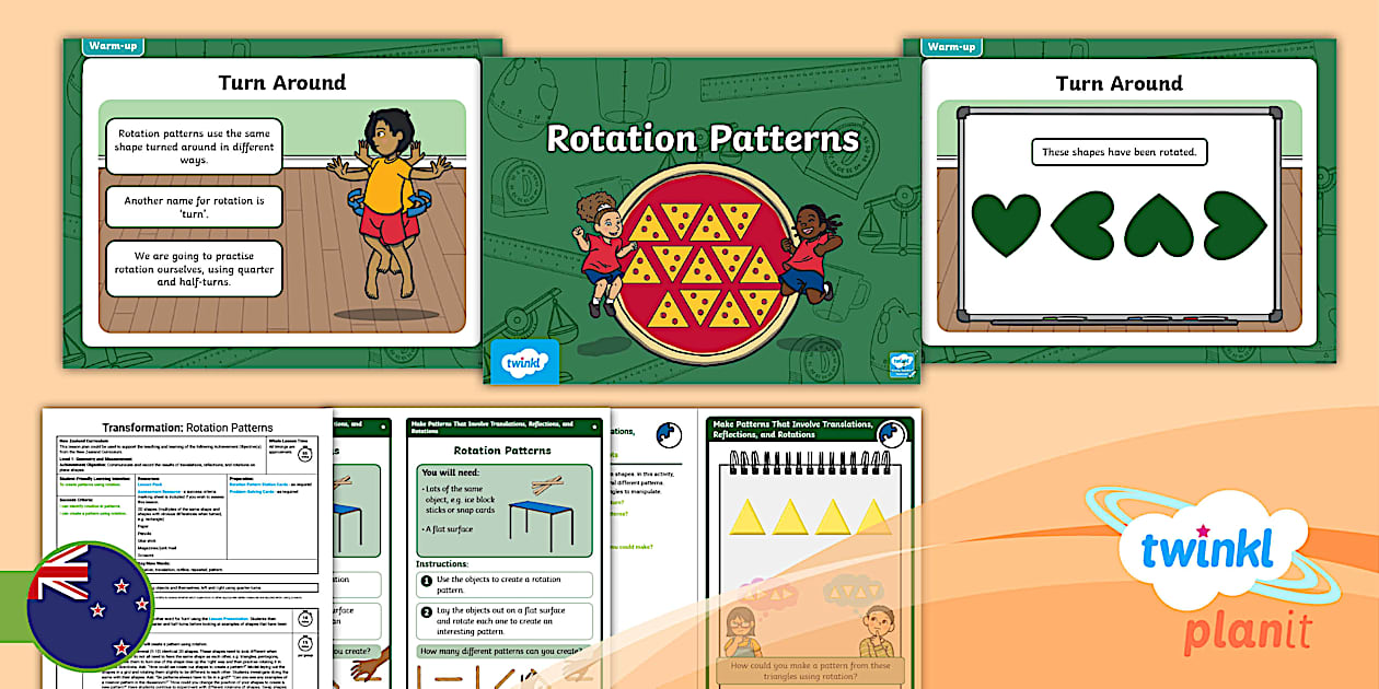 Level 1 Transformation: Make Patterns Using Rotations