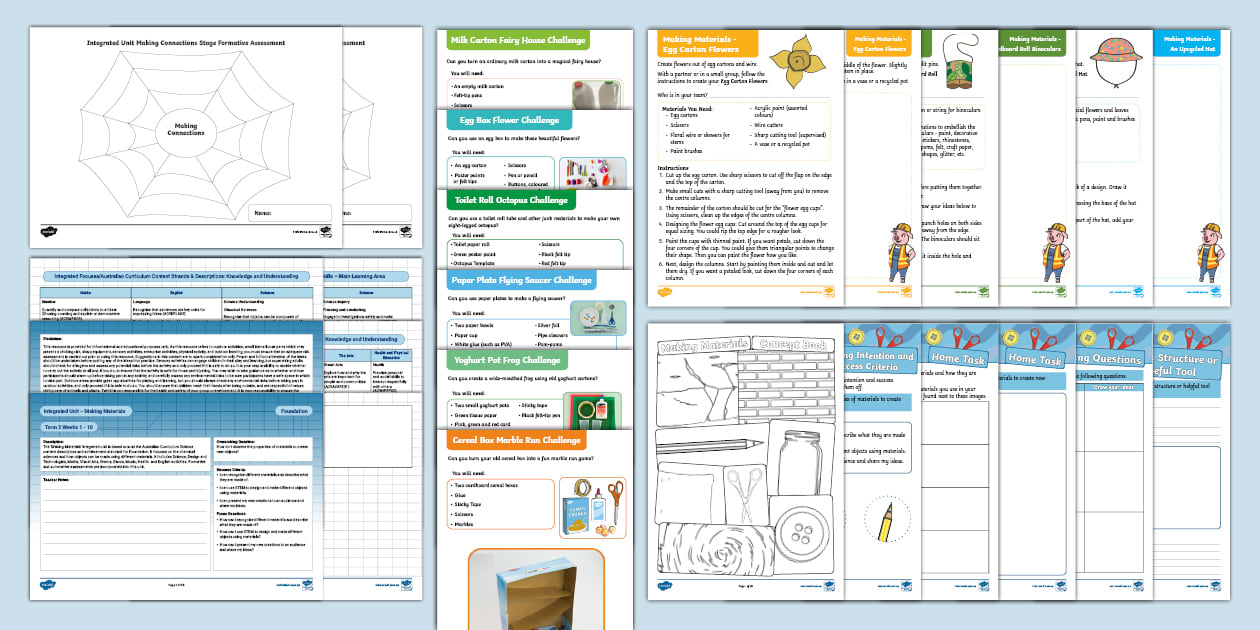 STEM IU Foundation Making Materials Wk 5-6 - Twinkl