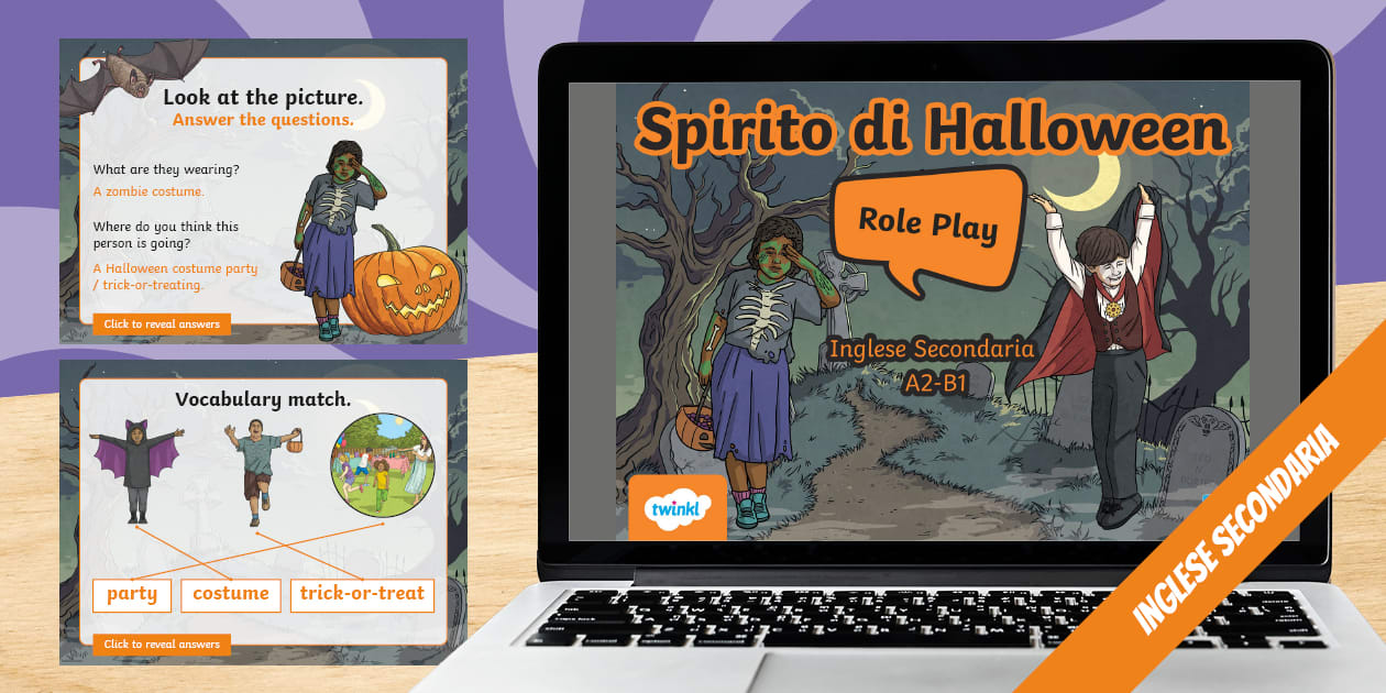 Role Play di Halloween Inglese Secondaria A2-B1