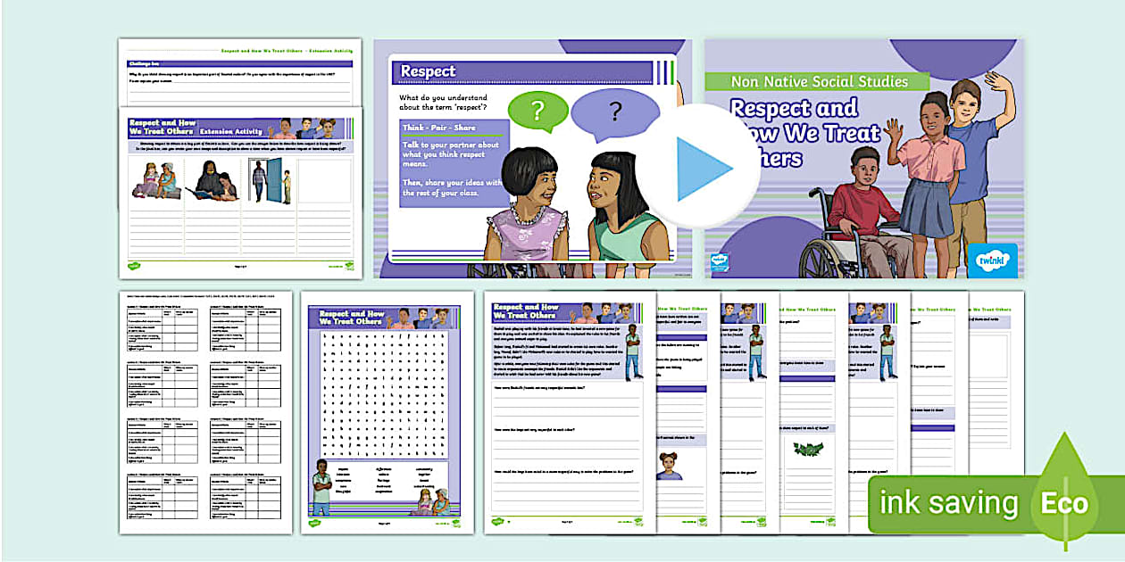 Non Native Social Studies: Respect and How We Treat Others Year 3 Lesson 2