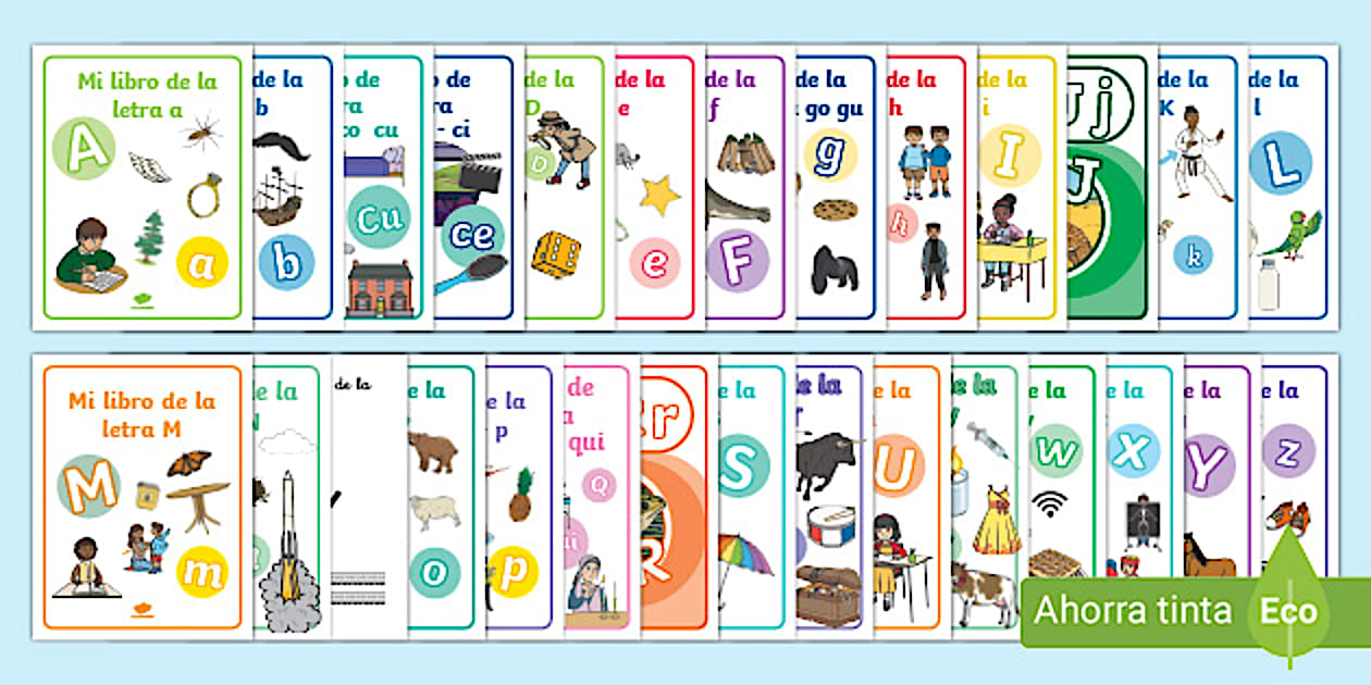 Paquete: Cuadernillos de las letras (teacher made) - Twinkl