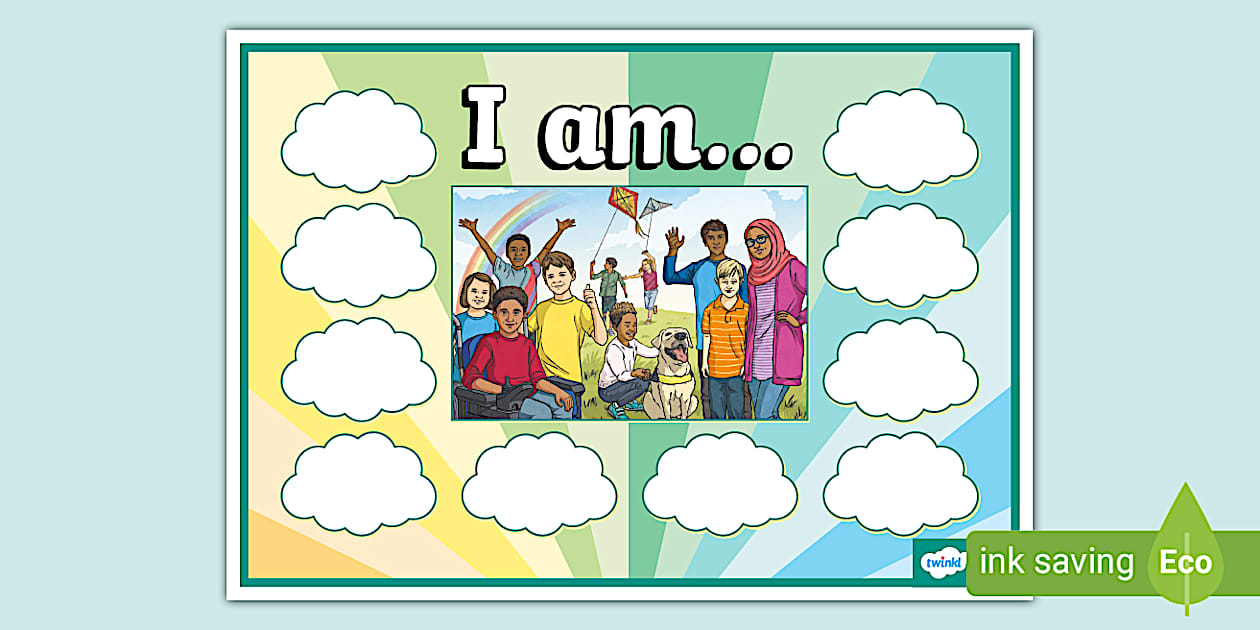 I am... Display Poster (teacher made) - Twinkl