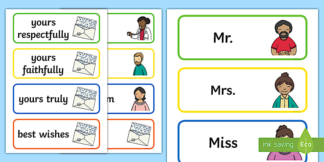 Letter Writing Word Cards (teacher made) - Twinkl