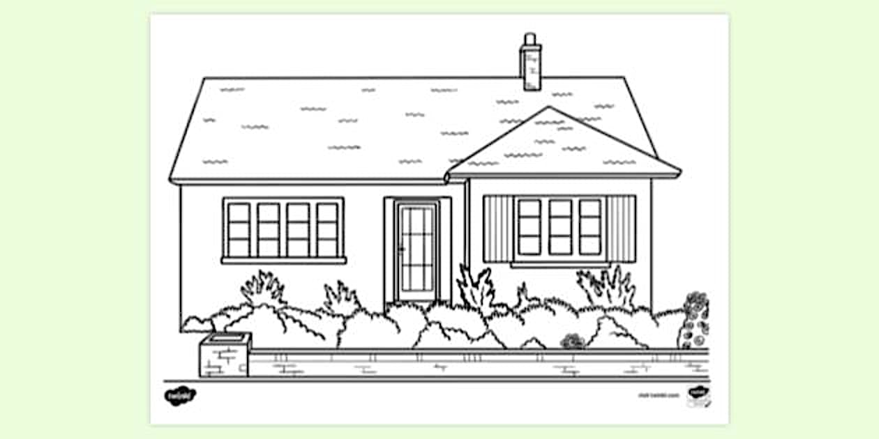 House Colouring Pages | Colouring | Colouring Sheets