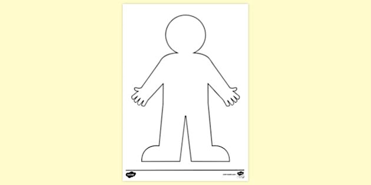 BW Character Outline Colouring | Colouring Sheets - Twinkl