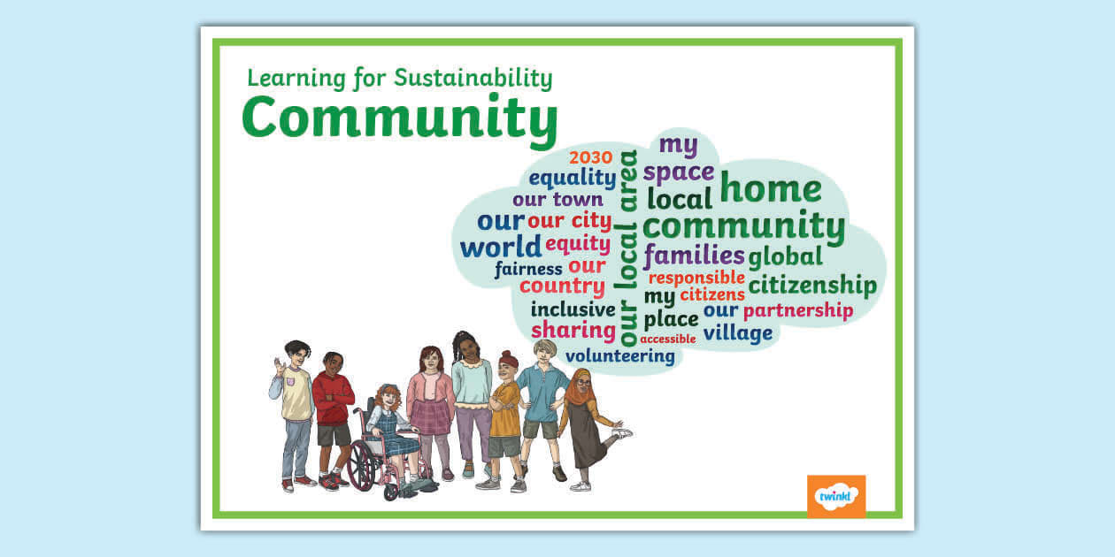Learning for Sustainability Community Poster - Twinkl