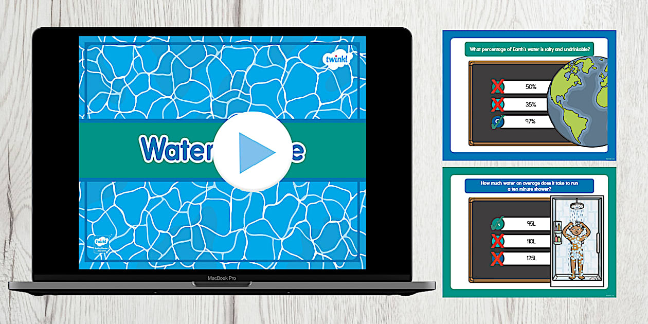 How Many Litres? Water Use PowerPoint Game (teacher made)