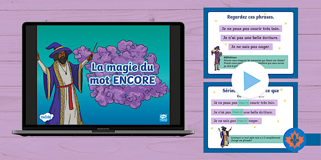 Growth Mindset The Magic of Yet PowerPoint French - Twinkl