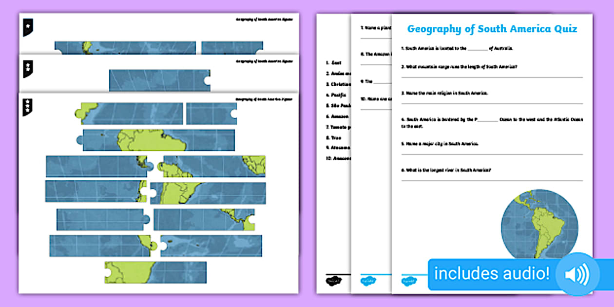 Crash Course Podcast South America Resource Pack - Twinkl