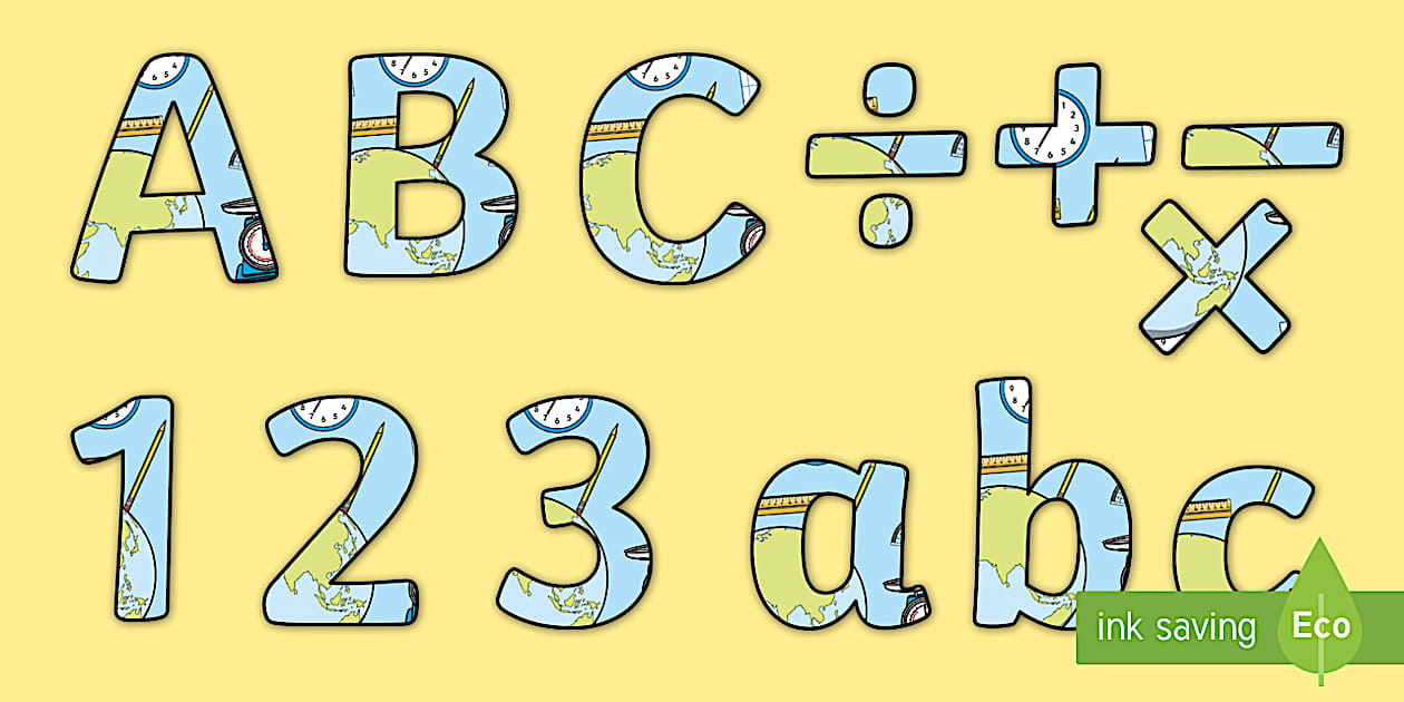 Amazing Maths Day Display Lettering (Hecho por educadores)