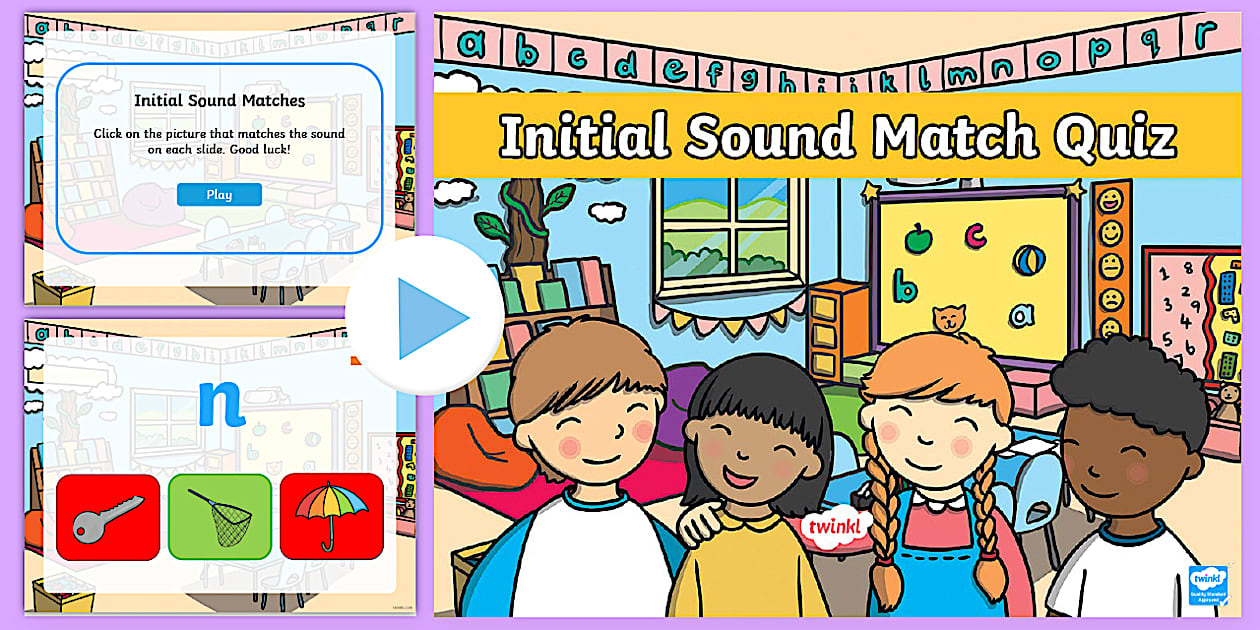 Initial Sound Match Quiz PowerPoint (teacher made) - Twinkl
