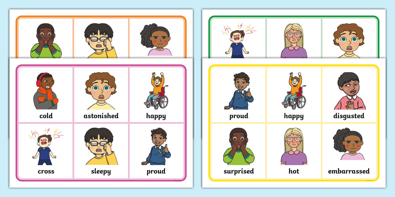 Mindful Me: Emotions Bingo Activity - Twinkl Resources