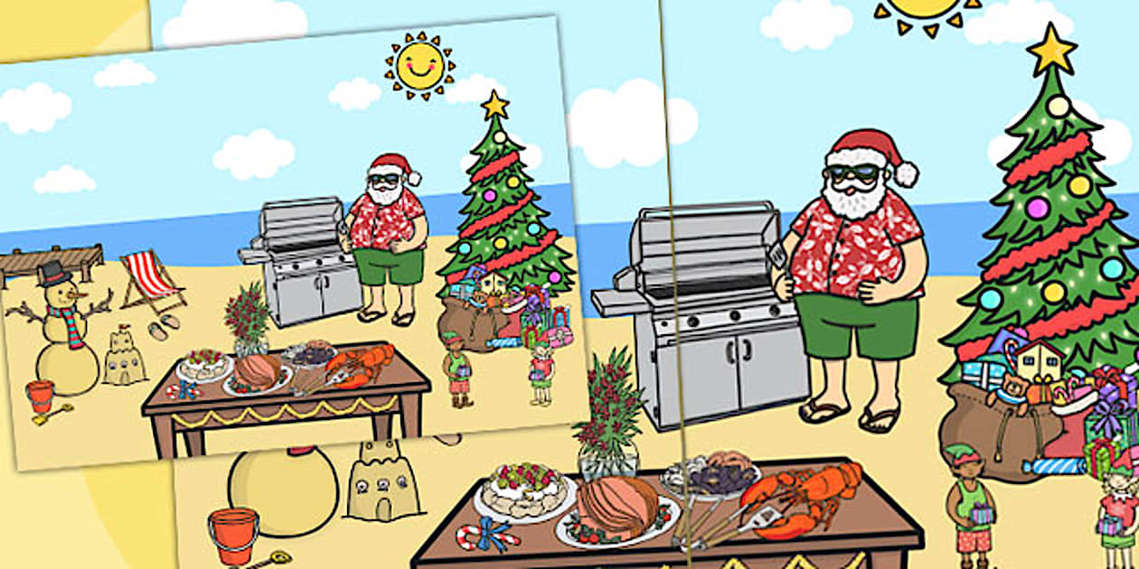 Giant Christmas Scene Display (Teacher-Made) - Twinkl
