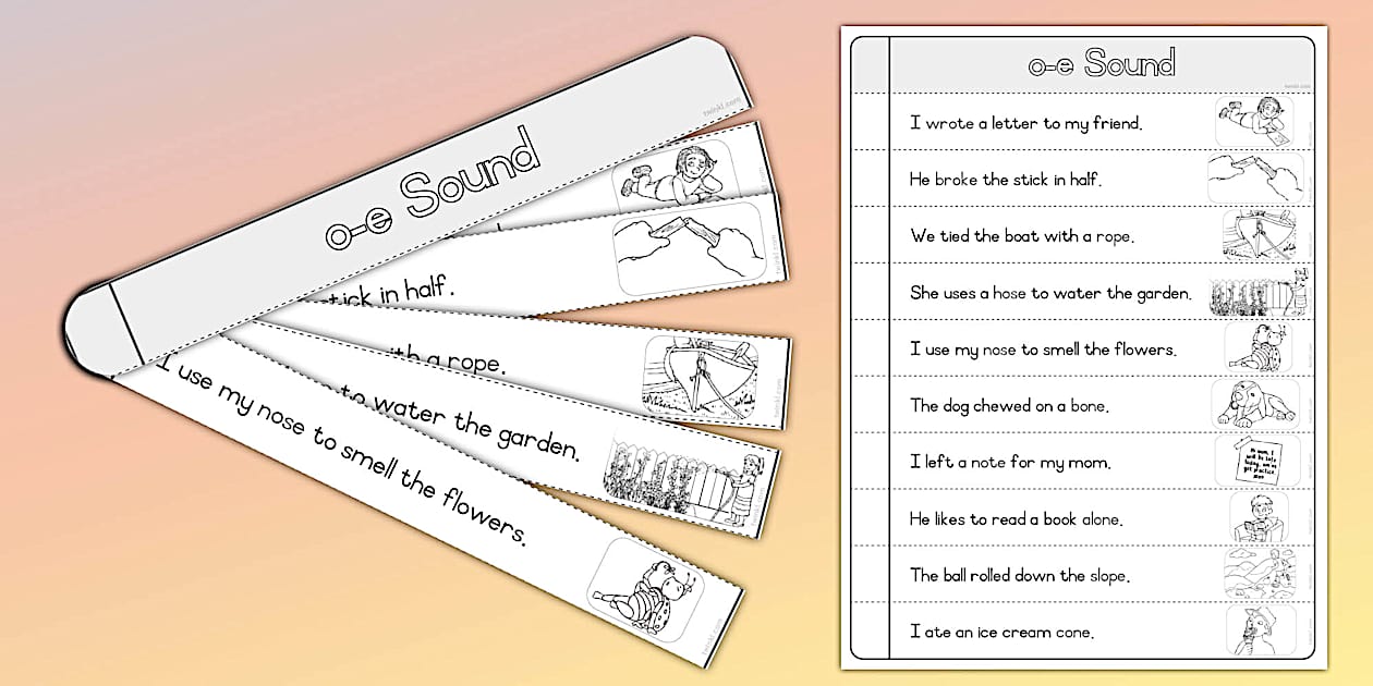 Grade 2 Phonics Reading Strips o-e (teacher made) - Twinkl