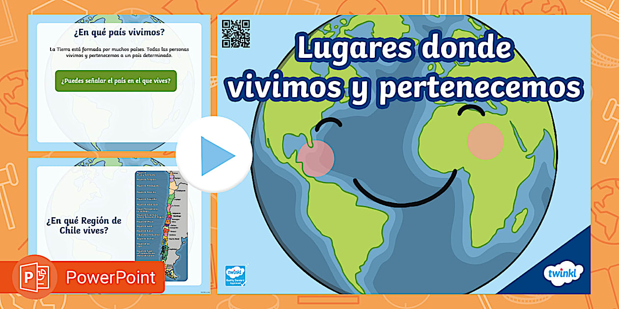 PowerPoint Lugares donde vivimos y pertenecemos - Twinkl