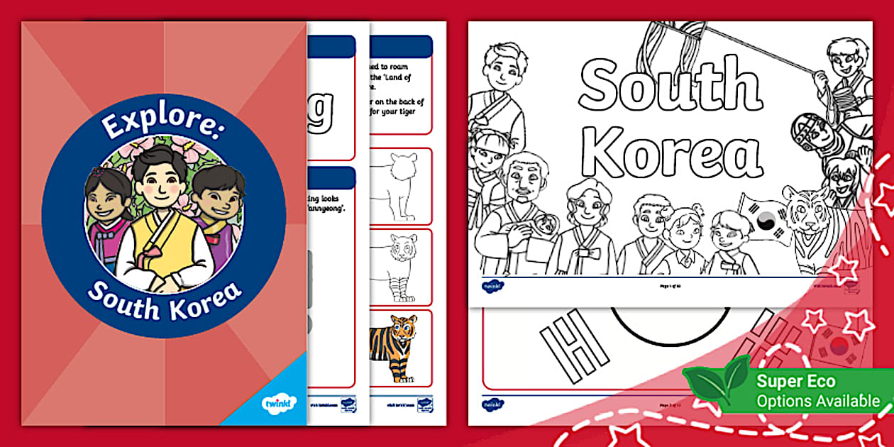 Explore Booklet: South Korea (teacher made) - Twinkl