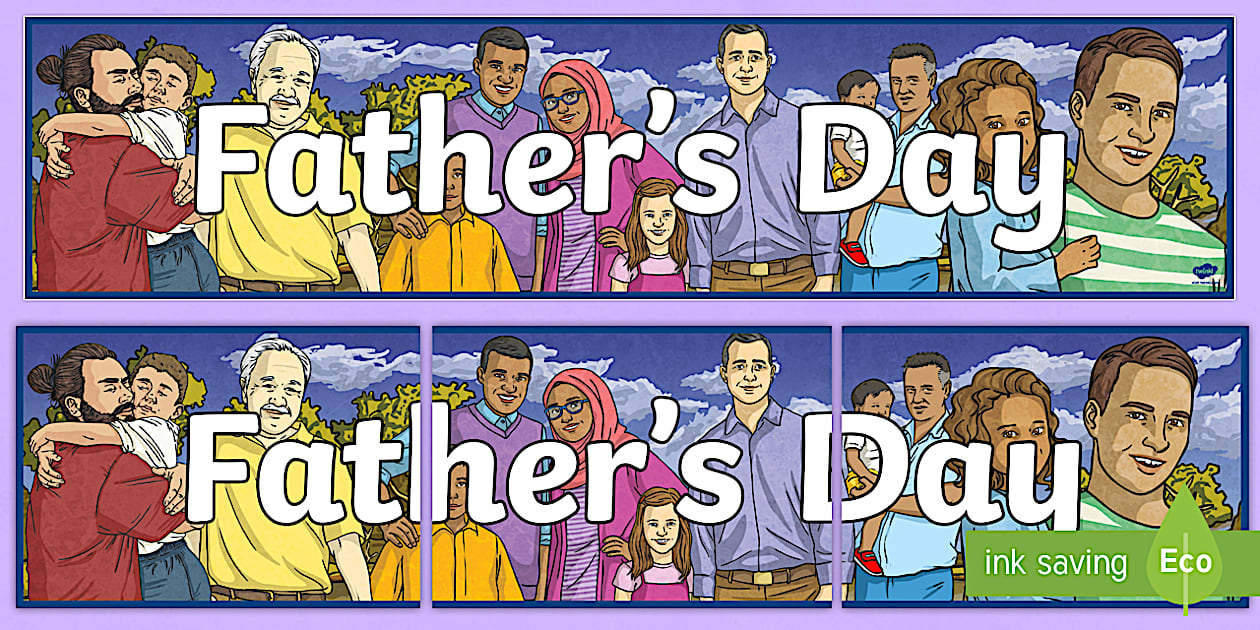 KS2 Father's Day Display Banner (teacher made) - Twinkl