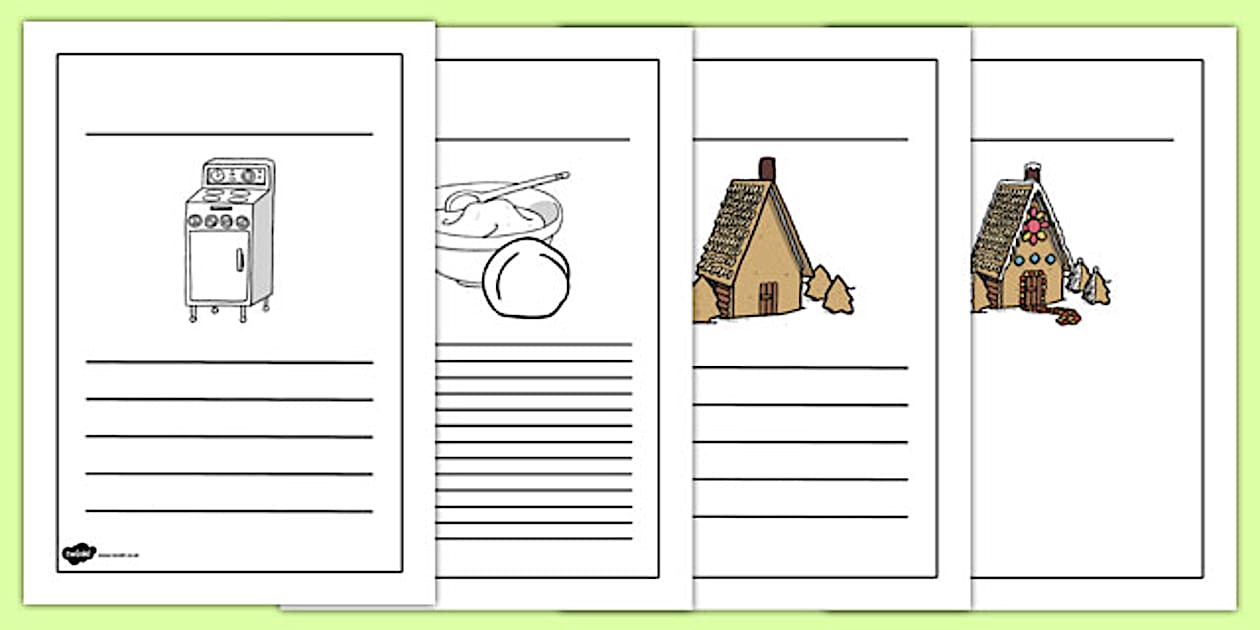 Gingerbread House Recipe Instructions Writing Frames - recipe