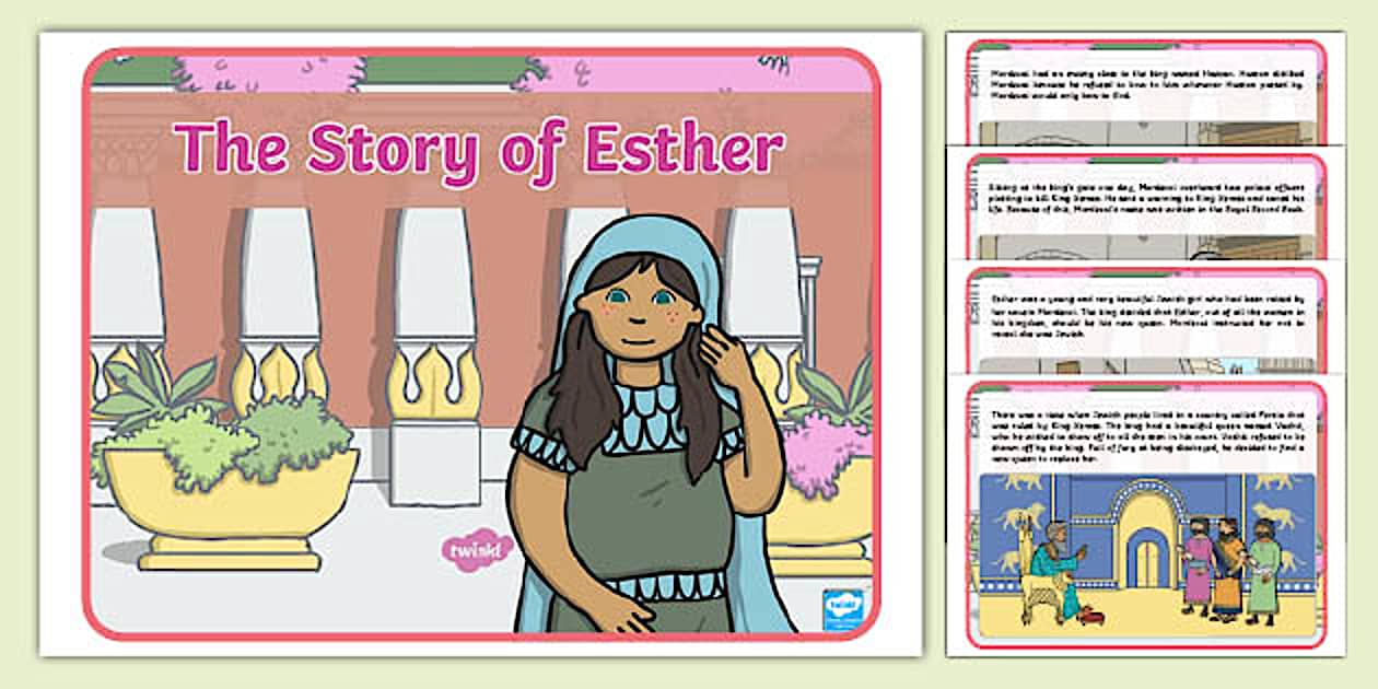 The Story of Esther Bible Story Cards | Primary Resources