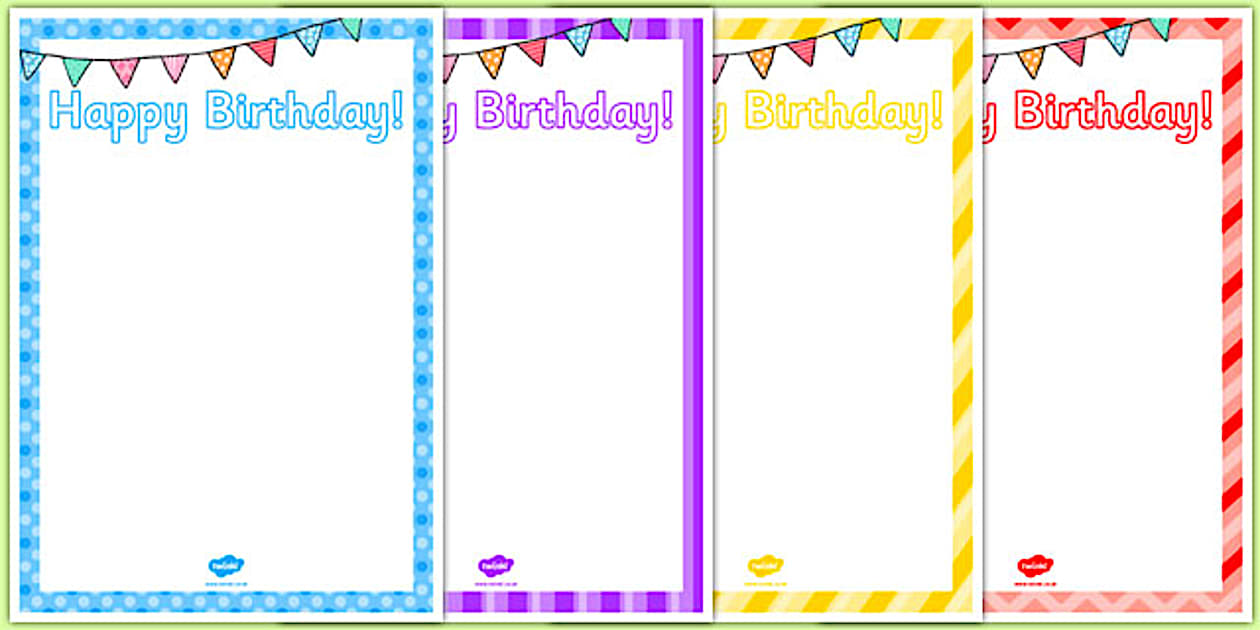 10th Birthday Party Editable Poster - Twinkl