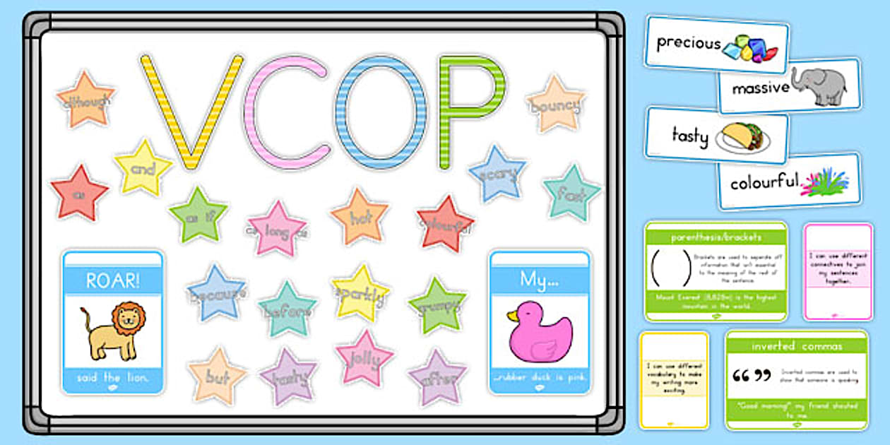VCOP Display Pack (Teacher-Made) - Twinkl