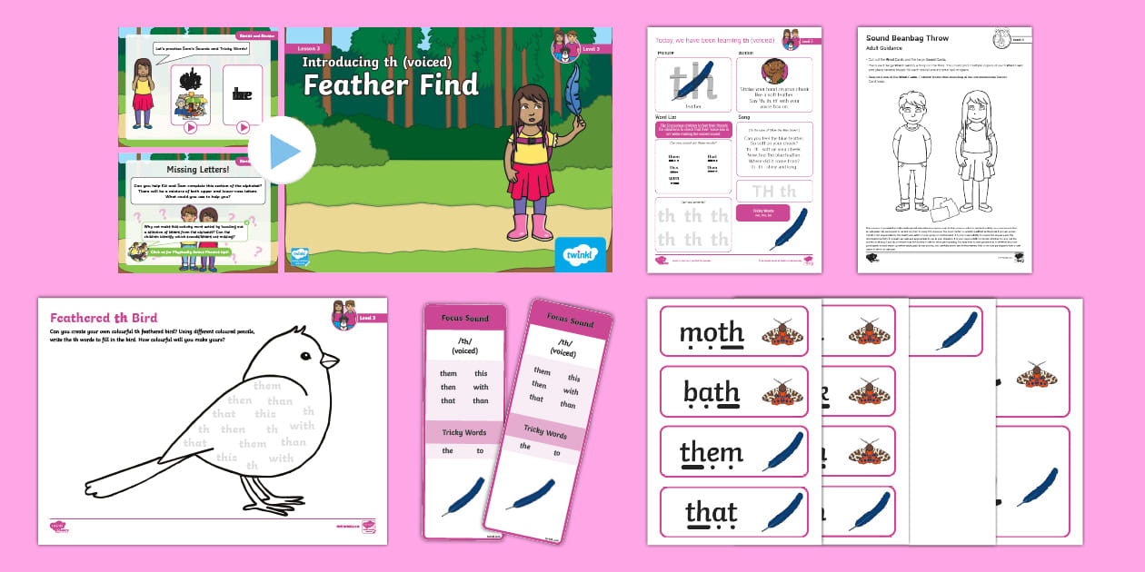 'th' Voiced Phonics Lesson Pack - Phase 3 - Twinkl Phonics