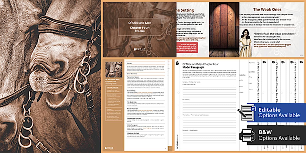 Of Mice and Men Chapter 4 | KS3 English Literature | Beyond