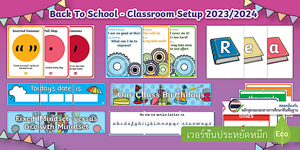 Back to School Pack - Classroom Setup 2023/2024 - Twinkl