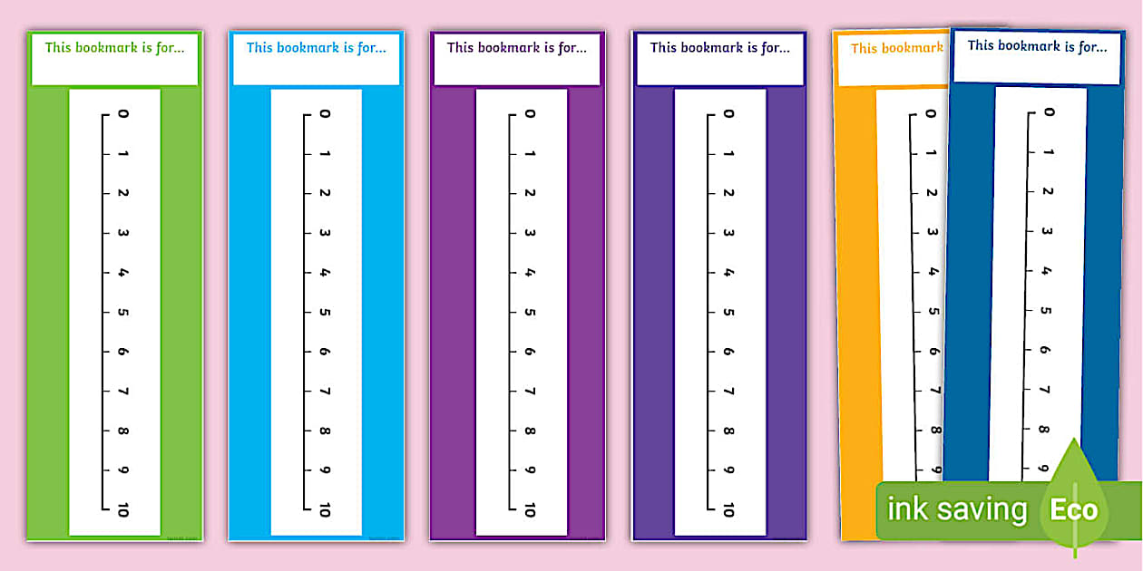 Number Line to 10 Bookmarks (teacher made) - Twinkl