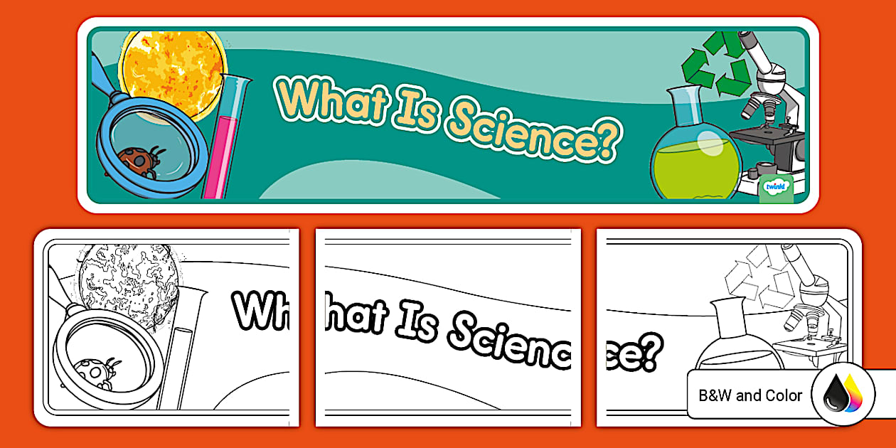 What Is Science? Informational Bulletin Board Banner