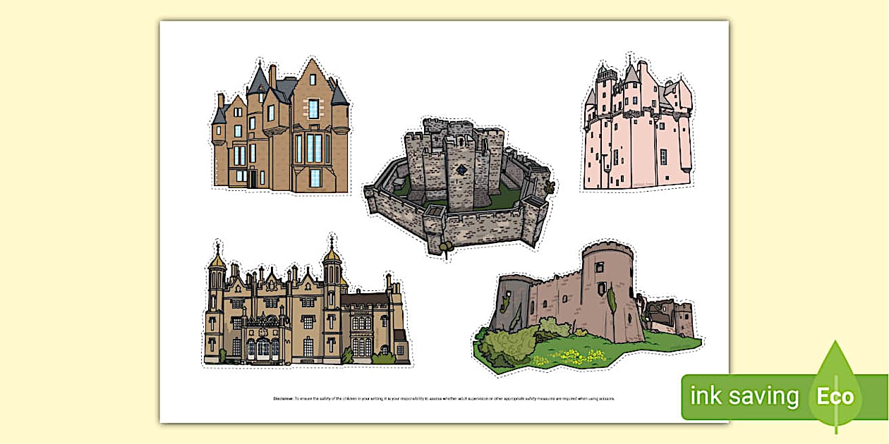 Castle Cut-Outs (Teacher-Made) - Twinkl