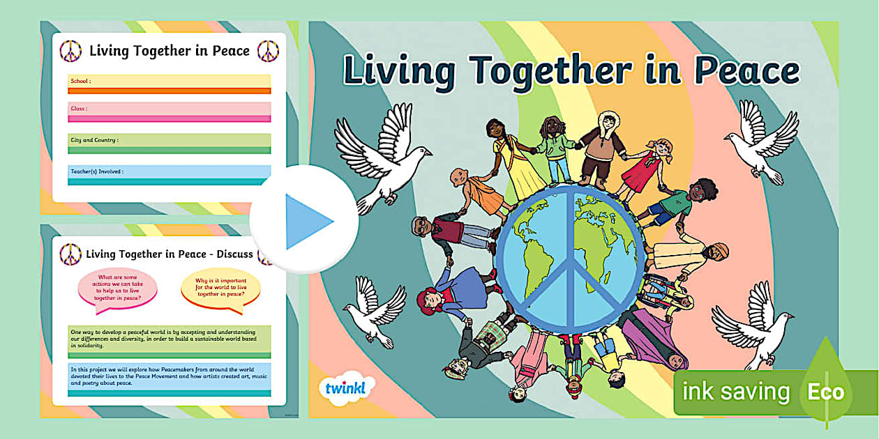Peace Day Editable PowerPoint | Primary Resources | Twinkl