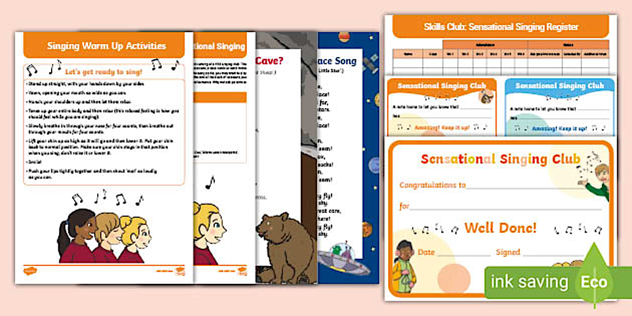 👉 KS1 Skills Club Pack: Sensational Singing - Twinkl