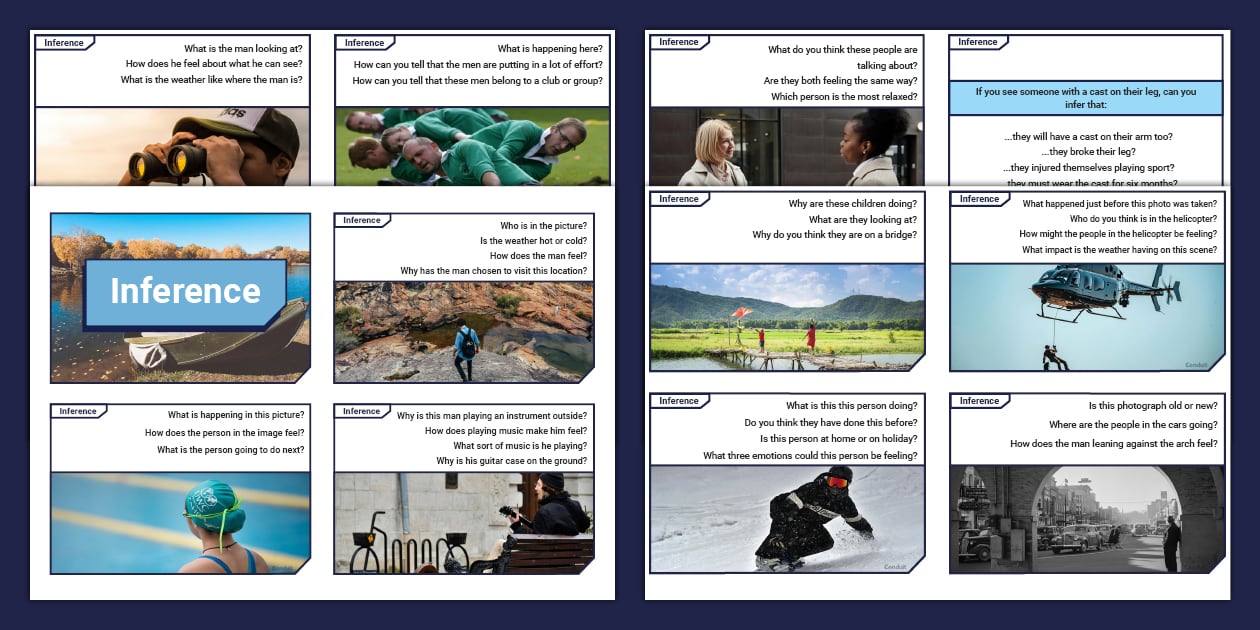 Reinforcing Inference: Guided Reading Task Cards - Twinkl