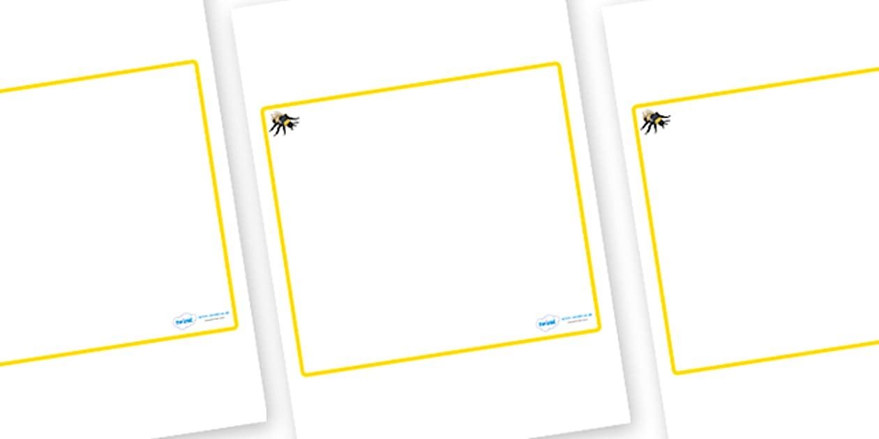 Bumble Bee Themed Editable Classroom Area Display Sign