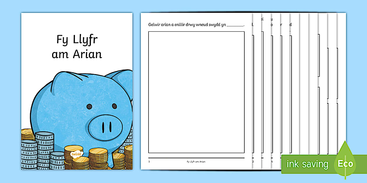 Llyfryn Gweithgaredd Mathemateg Llythrennedd Ariannol